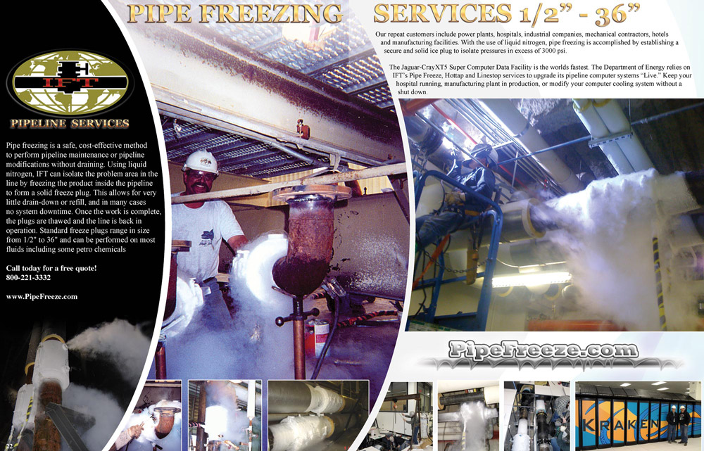 Pipe Freeze Plugging Service | Pipeline Services | Services